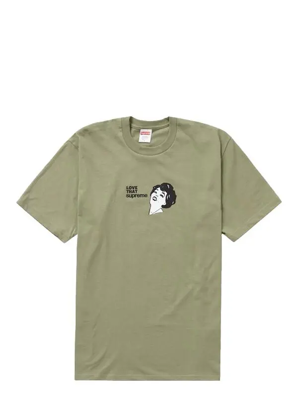 Supreme Love That Tee Shirt - Light Olive