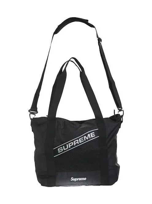 Supreme Logo Tote Bag - Black