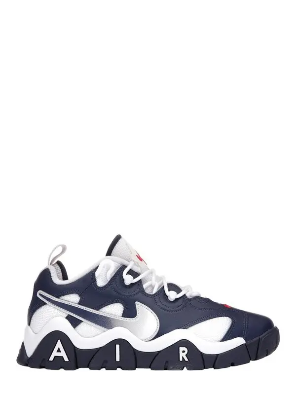 Nike Air Barrage Low Usa - Midnight Navy Blue/white/university Red