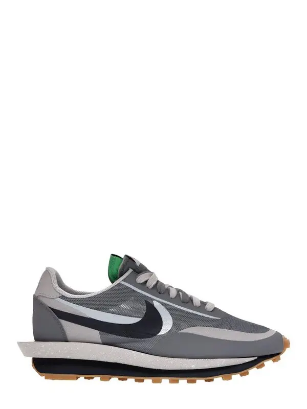 Nike Ld Waffle Sacai Clot Kiss Of Death 2 Sneakers - Cool Grey/obsidian/navy Blue
