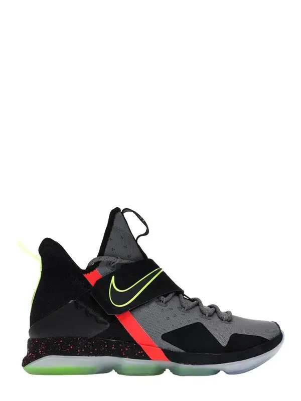Nike Lebron 14 Out Of Nowhere Sneakers - Black/volt/cool Grey