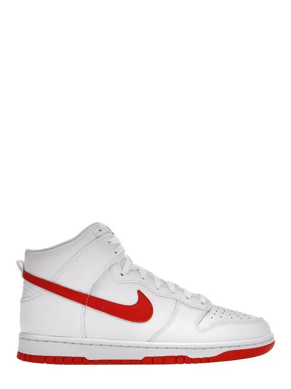 Nike Dunk High - White/picante Red
