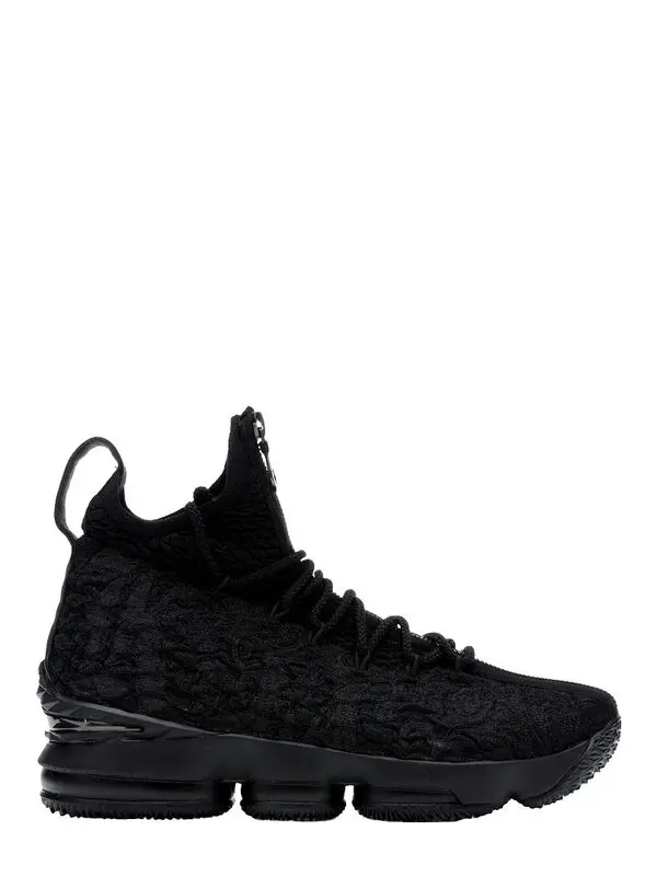 Nike Lebron 15 Performance Kith Suit Of Armor Sneakers - Black/metallic Silver