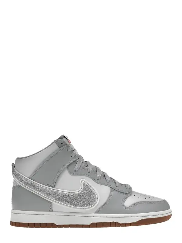 Nike Dunk High University Chenille Swoosh - Light Smoke Grey/summit White/phonton Dust