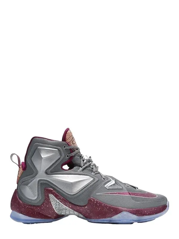 Nike Lebron Opening Night High-top Sneakers - Wolf Grey/team Red/metallic Silver