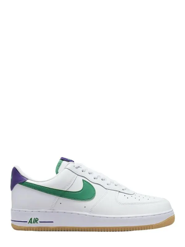 Nike Force 1 Low Sneakers - White/court Purple/green Noise