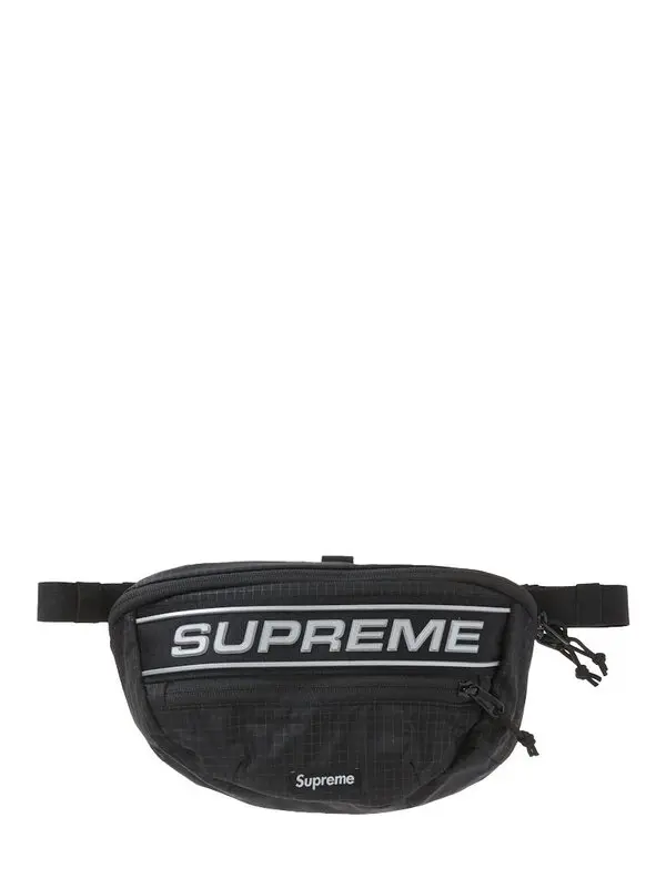 Supreme Logo Waist Bag - Black