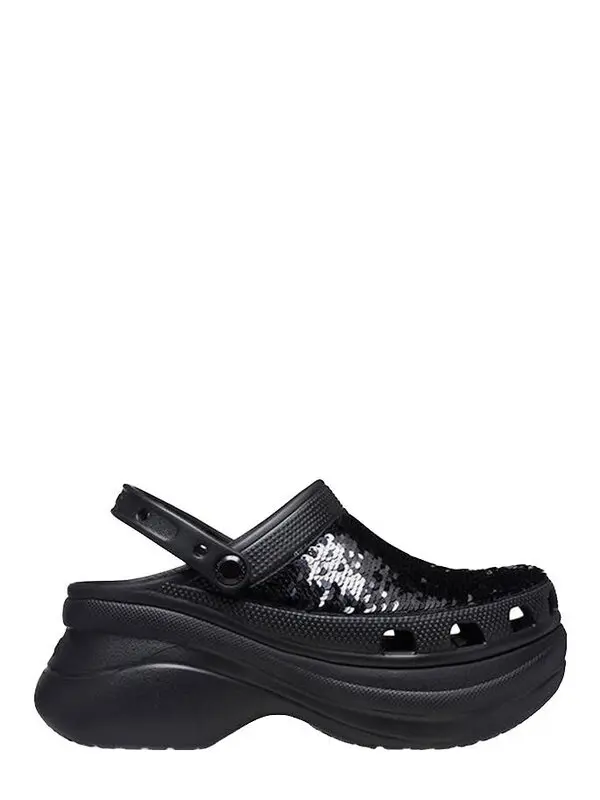 CROCS Classic Bae Sequin Clog - Black