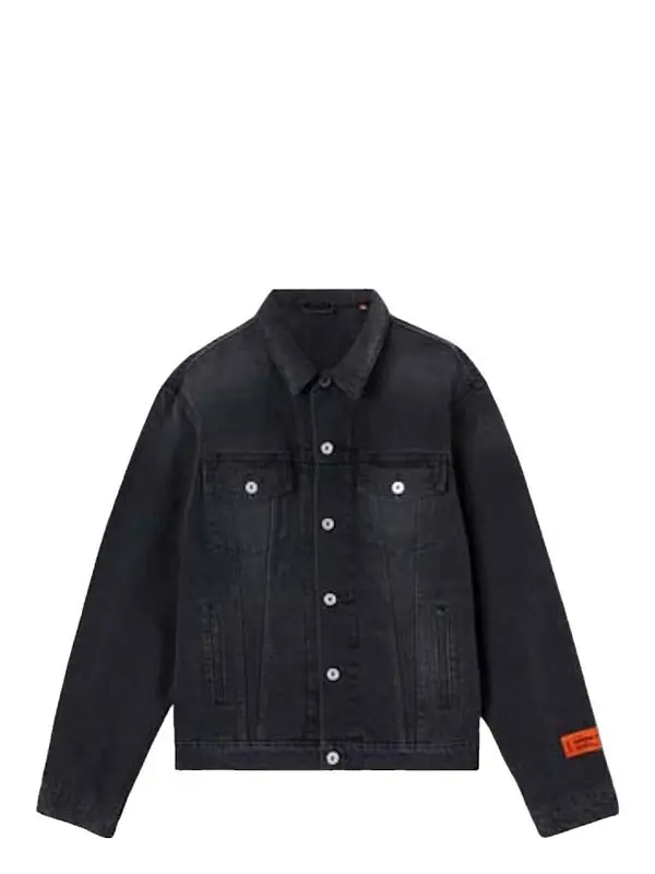 Heron Preston Regular Denim Jacket - Black