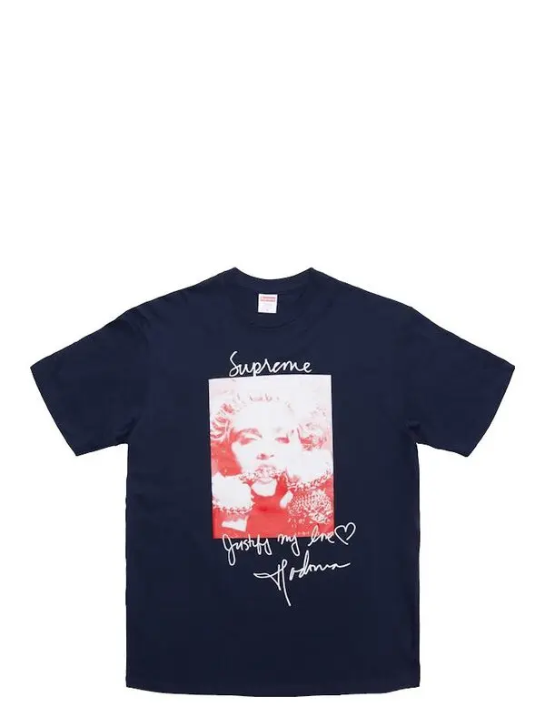 Supreme Madonna Tee Shirt - Navy Blue