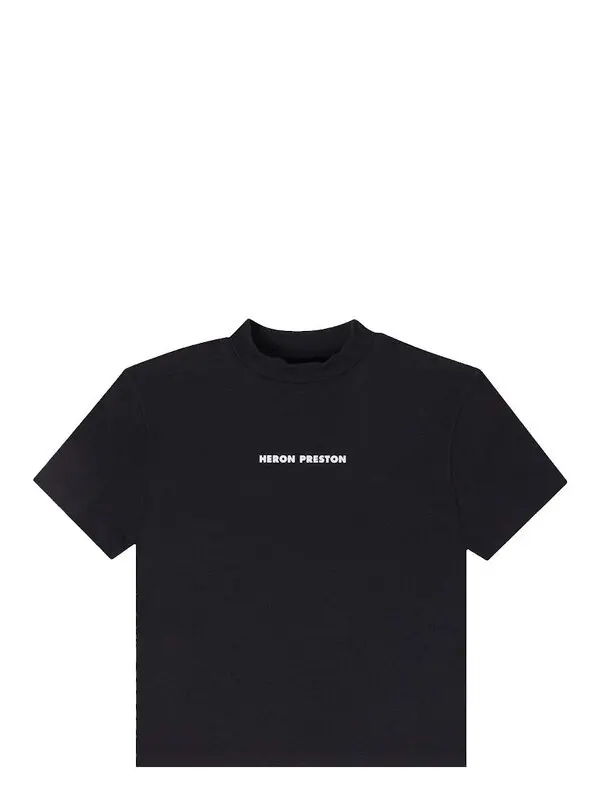 Heron Preston Short Sleeve Baby Tee - Black/white