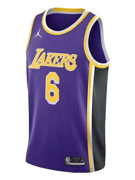 Nike La Lakers Lebron James Jersey - Purple