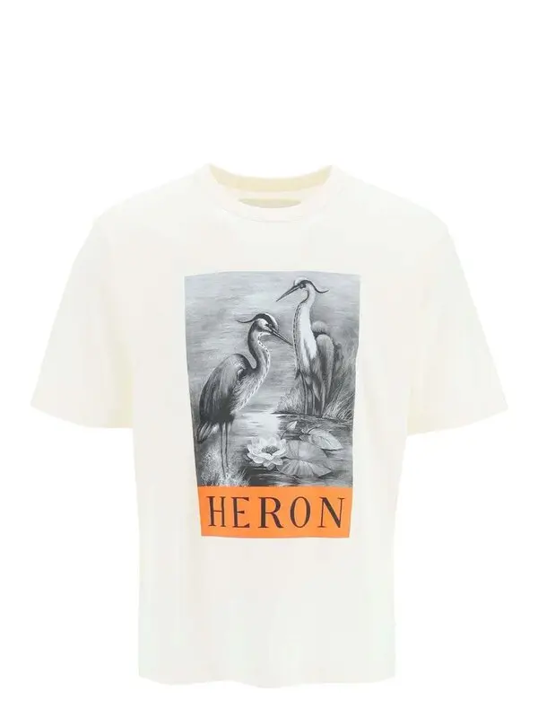 Heron Preston Nf Heron Bw Short Sleeve Tee Shirt - White/black