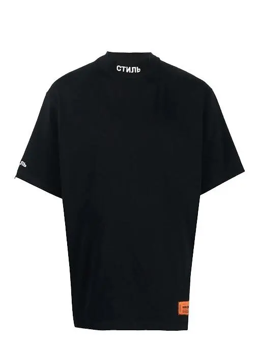 Heron Preston Ctnmb Turtleneck T-shirt - Black