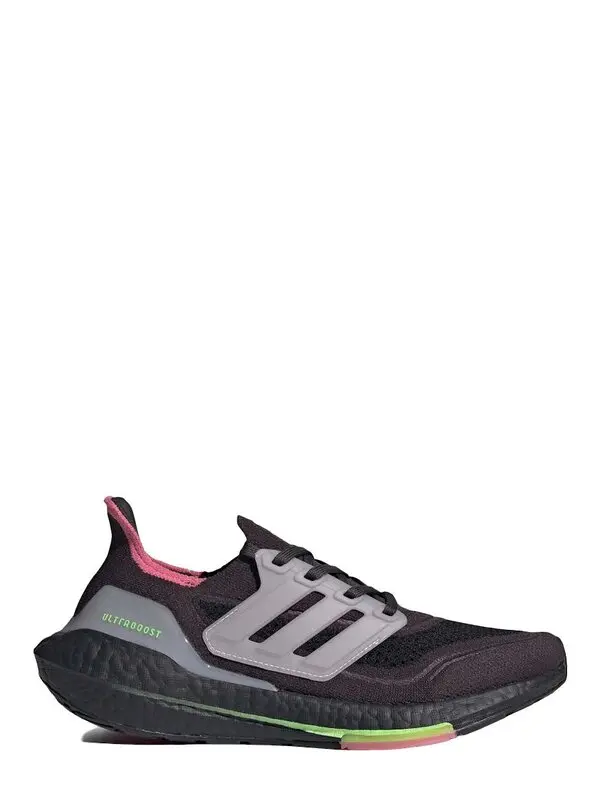 Adidas Ultra Boost 21 Sneakers - Grey Five/carbon/ice Purple