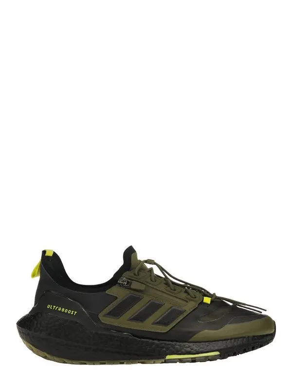 Adidas Ultra Boost 21 Gore-tex Sneakers - Focus Olive/core Black/acid Yellow