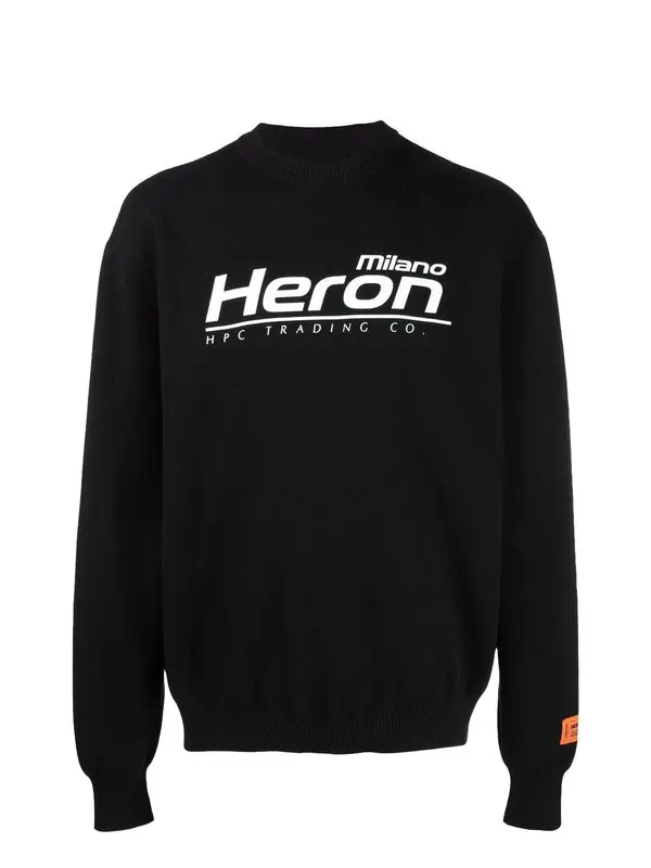 Heron Preston Trading Crewneck Sweatshirt - Black/white
