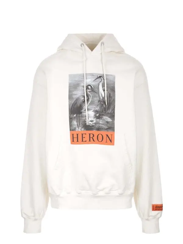 Heron Preston Nf Heron Bw Hoodie - White/black