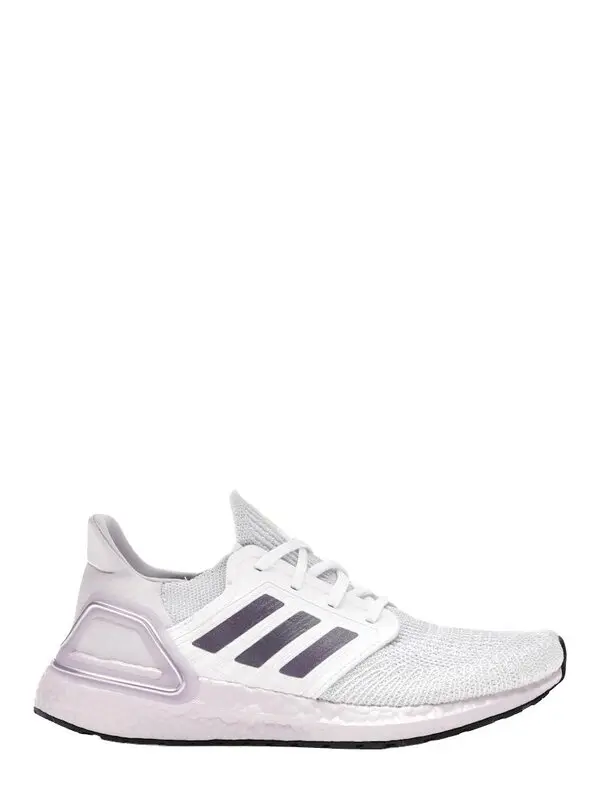 Adidas Ultraboost 20 Lace Up Sneakers - Footwear White/tech Purple/purple Tint