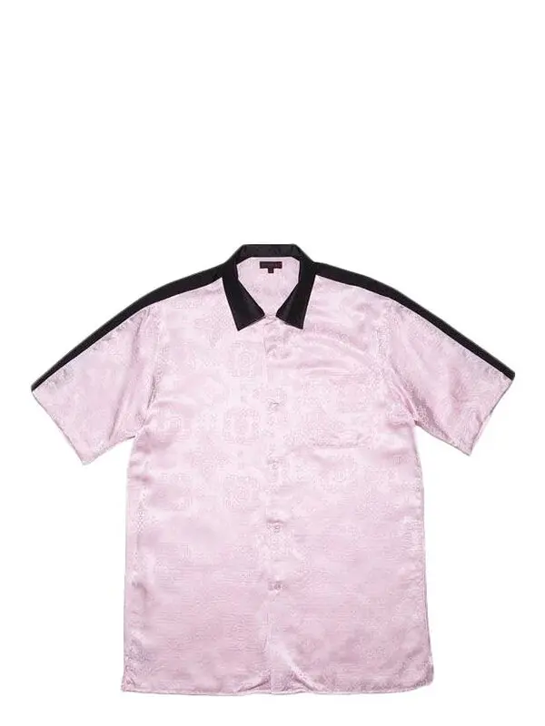 CLOT Silk Contrast Shirt - Rose Gold