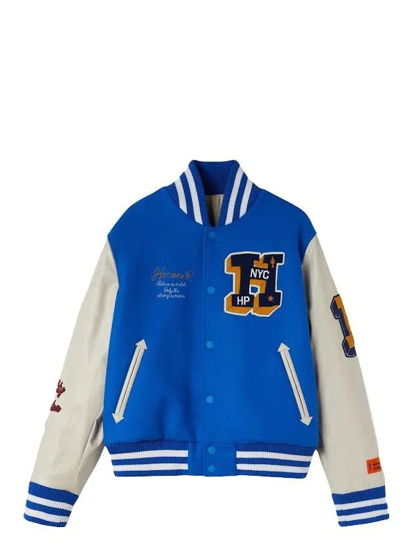 Heron Preston Varsity Jacket - Blue/yellow