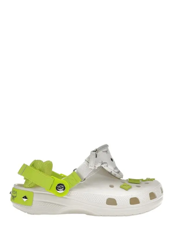 CROCS Classic Clog - White/green