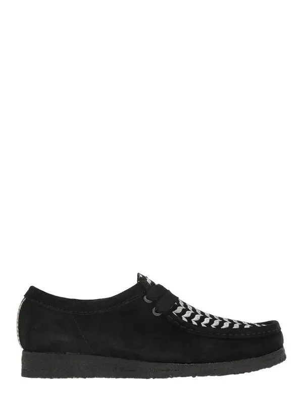 Clarks Wallabee Slam Jam - Black Embroidery