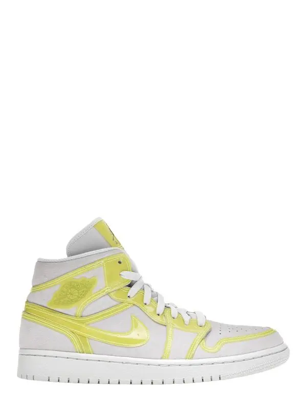 JORDAN 1 Mid Sneakers - Off White/opti Yellow