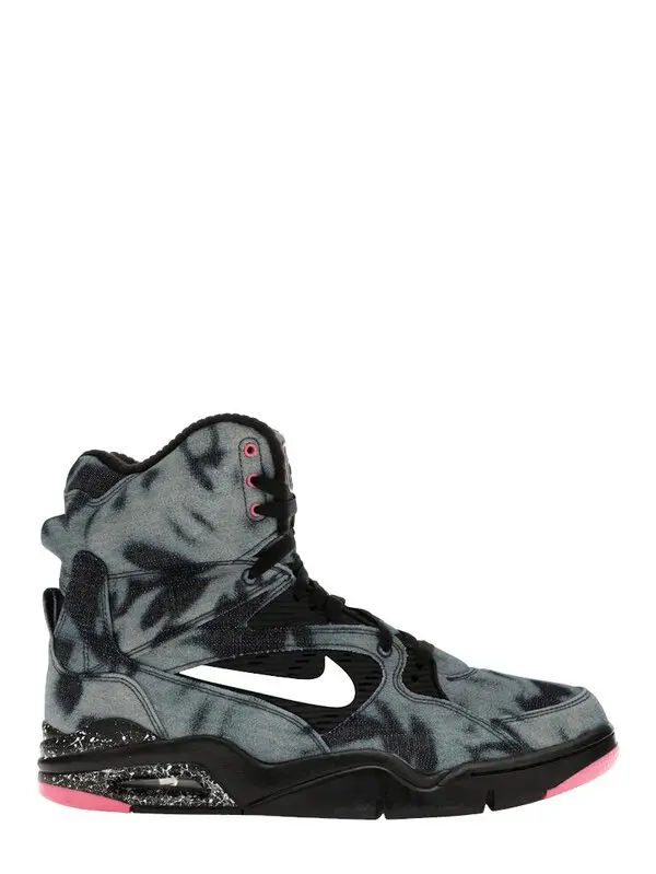 Nike Command Force Bleached Denim Sneakers - Black/white/pink Pow