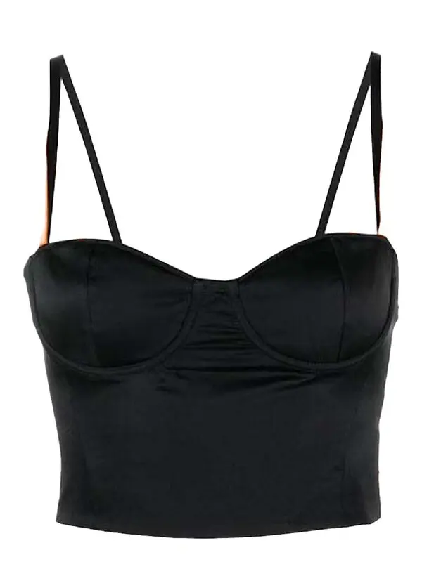 Heron Preston Hwc Zip Slip Corset Top - Black