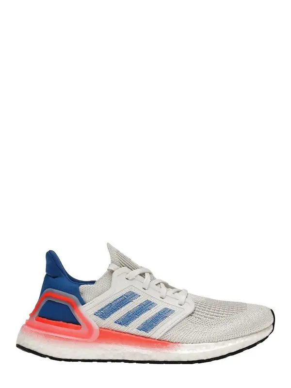 Adidas Ultra Boost 20 Sneakers - Crystal White/glory Blue/solar Red