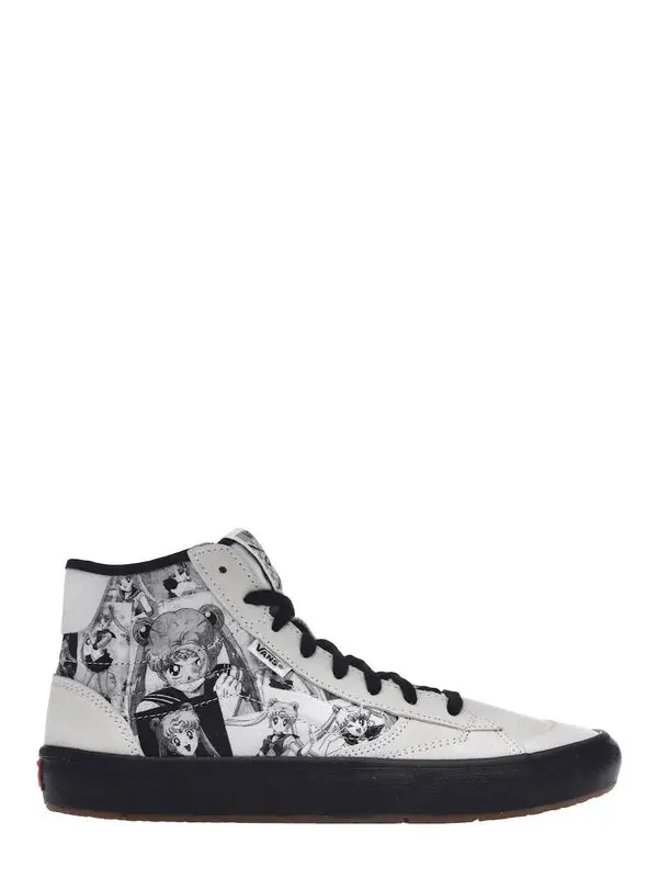 VANS The Lizzie Pretty Guardian Sailor Moon Sailorin Sneakers - White/black