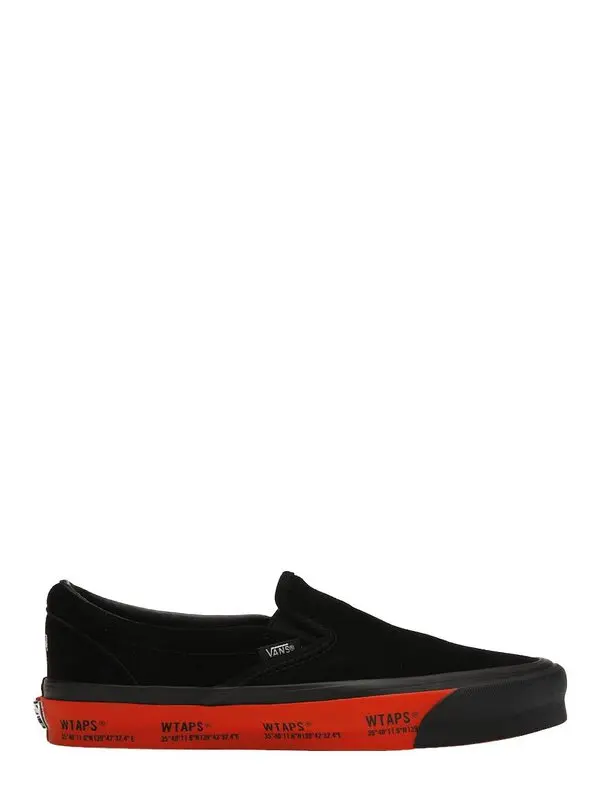 VANS Slip-on Sneakers - Black/orange