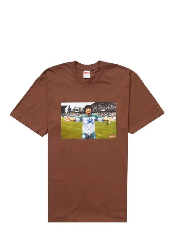 Supreme Maradona Tee Shirt - Brown