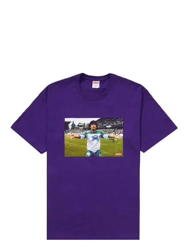 Supreme Maradona Tee Shirt - Purple