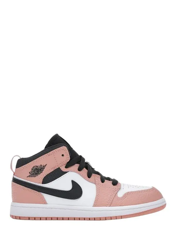 JORDAN Mid Sneakers - Pink Quartz/dark Smoke Grey/white
