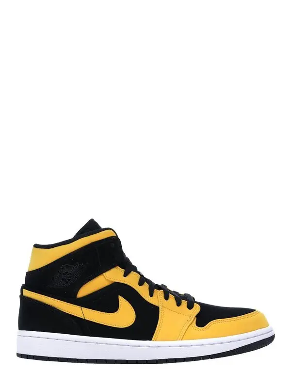 JORDAN Air 1 Mid Reverse - Black/university Gold/white