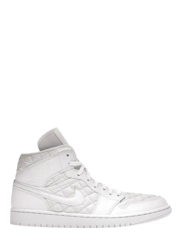 JORDAN 1 Mid Quilted Sneakers - White