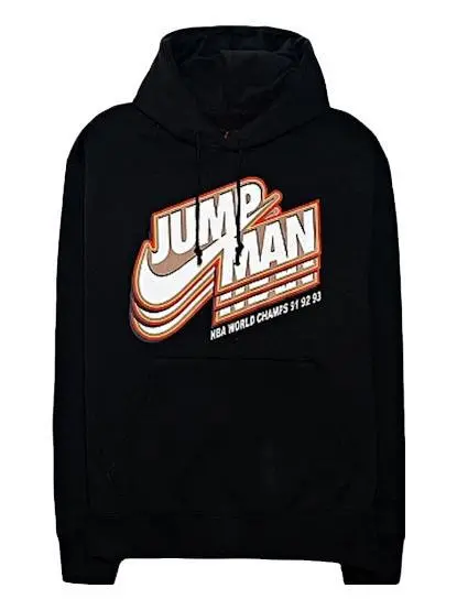 JORDAN Air Jumpman Core Fleece Pullover Hoodie - Black