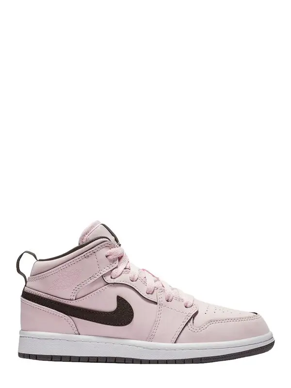 JORDAN 1 Mid Sneakers - Pink Foam/black/white