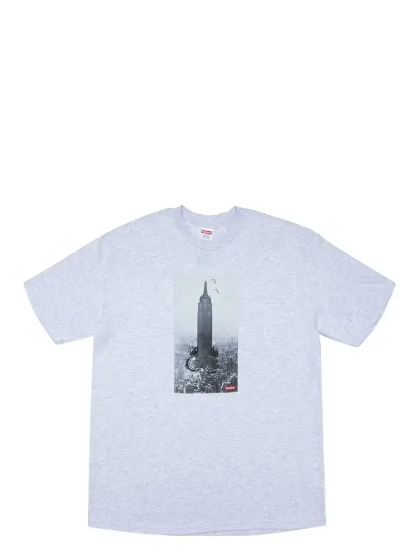 Supreme Mike Kelley The Empire State Building Tee Shirt - Ash Grey