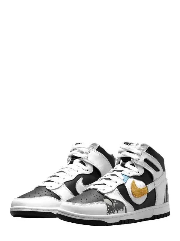 Nike Dunk High Sneakers - White/black/yellow