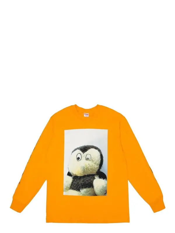 Supreme Mike Kelley Ahhyouth! Long Sleeve T-shirt - Bright Orange