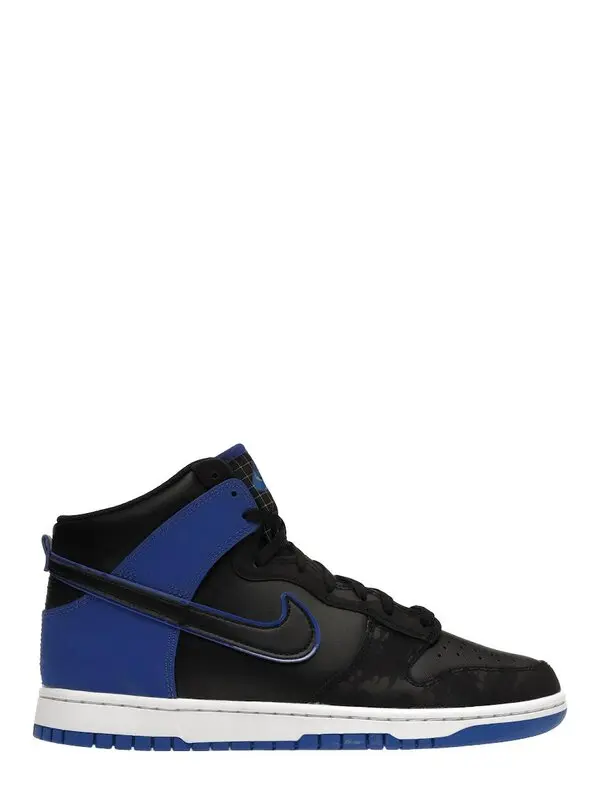 Nike Dunk High Se Camo Royal - Black/hyper Royal