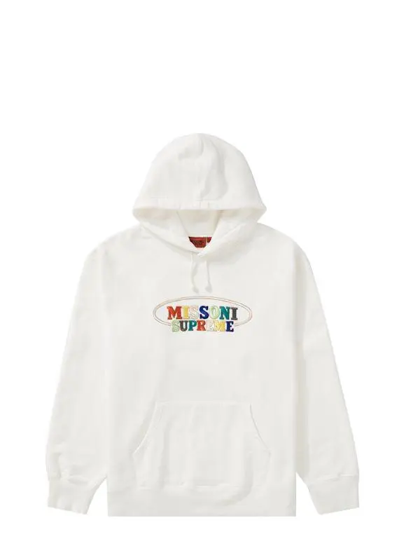 Supreme Missoni Hooded Sweatshirt - White