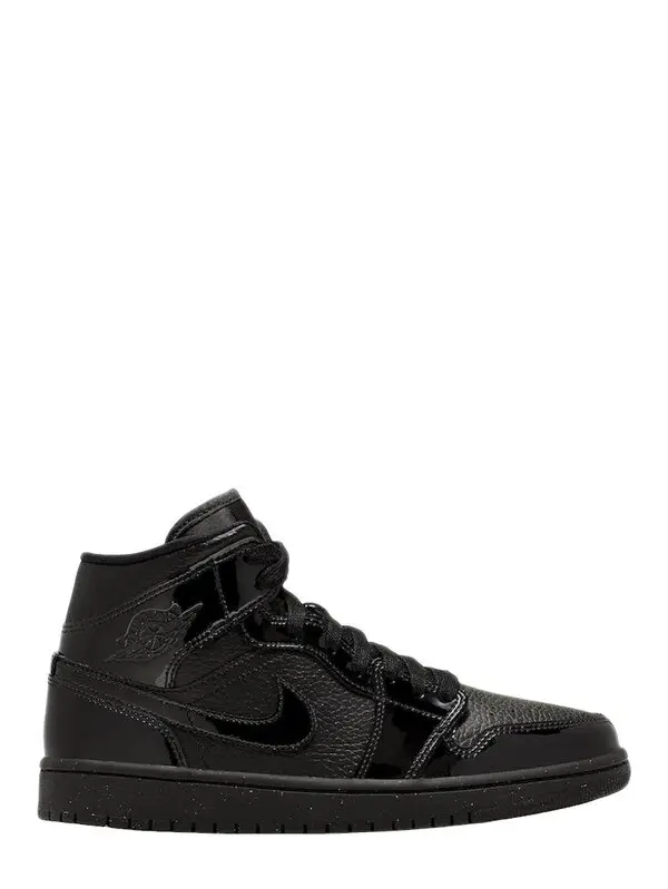 JORDAN 1 Mid Patent Triple - Black