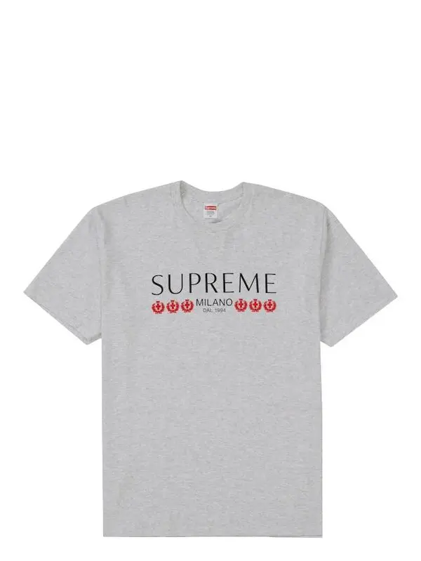 Supreme Milano Tee Shirt - Ash Grey