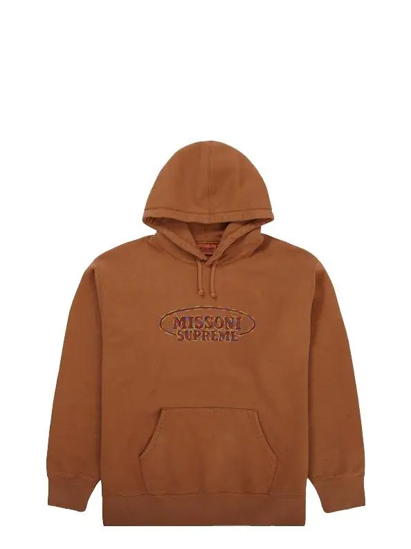 Supreme Missoni Hooded Sweatshirt - Brown