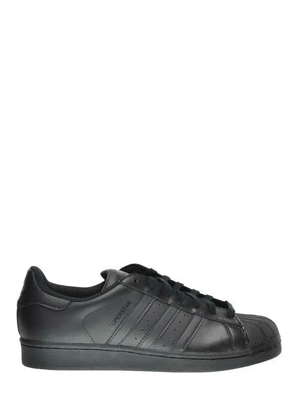 Adidas Superstar Foundation Lace Up Sneakers - Black