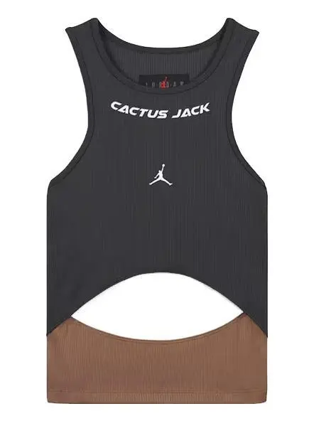 JORDAN X Travis Scott Cactus Jack Tank Top - Dark Smoke Grey